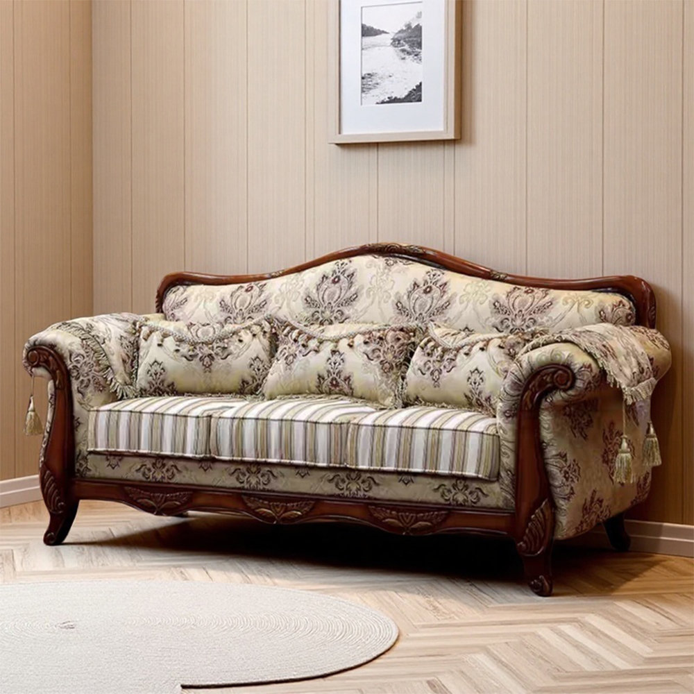 Laouteu Exquisite Floral - Embroidered Sofa | Wayfair