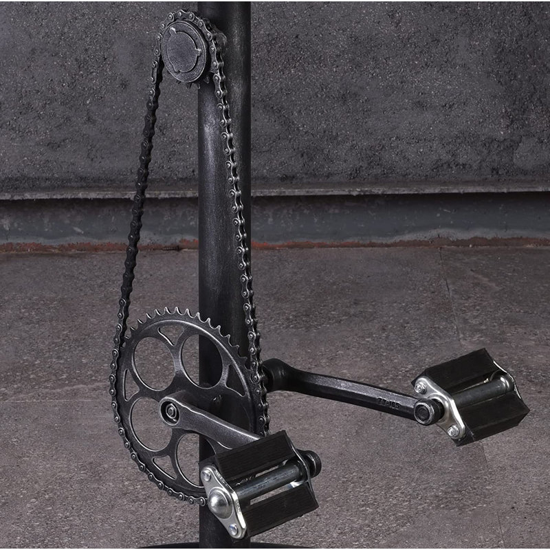 Williston Forge Rustic Swivel Adjustable Bike Stool-29-37" Kitchen ...