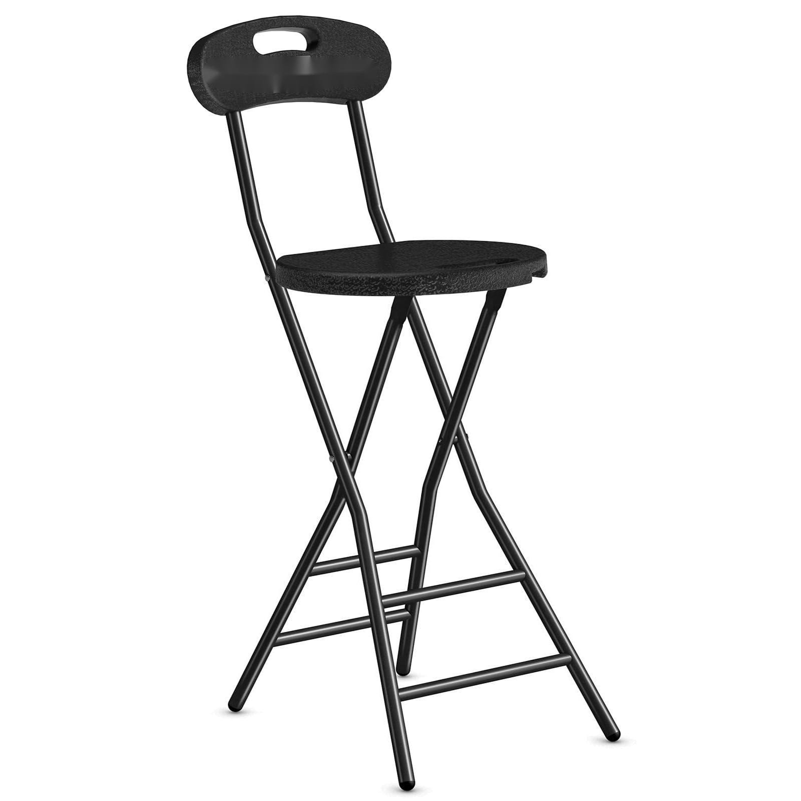 Latitude Run® Folding Stool, 1 Pack 24 Inch Folding Bar Stool With ...