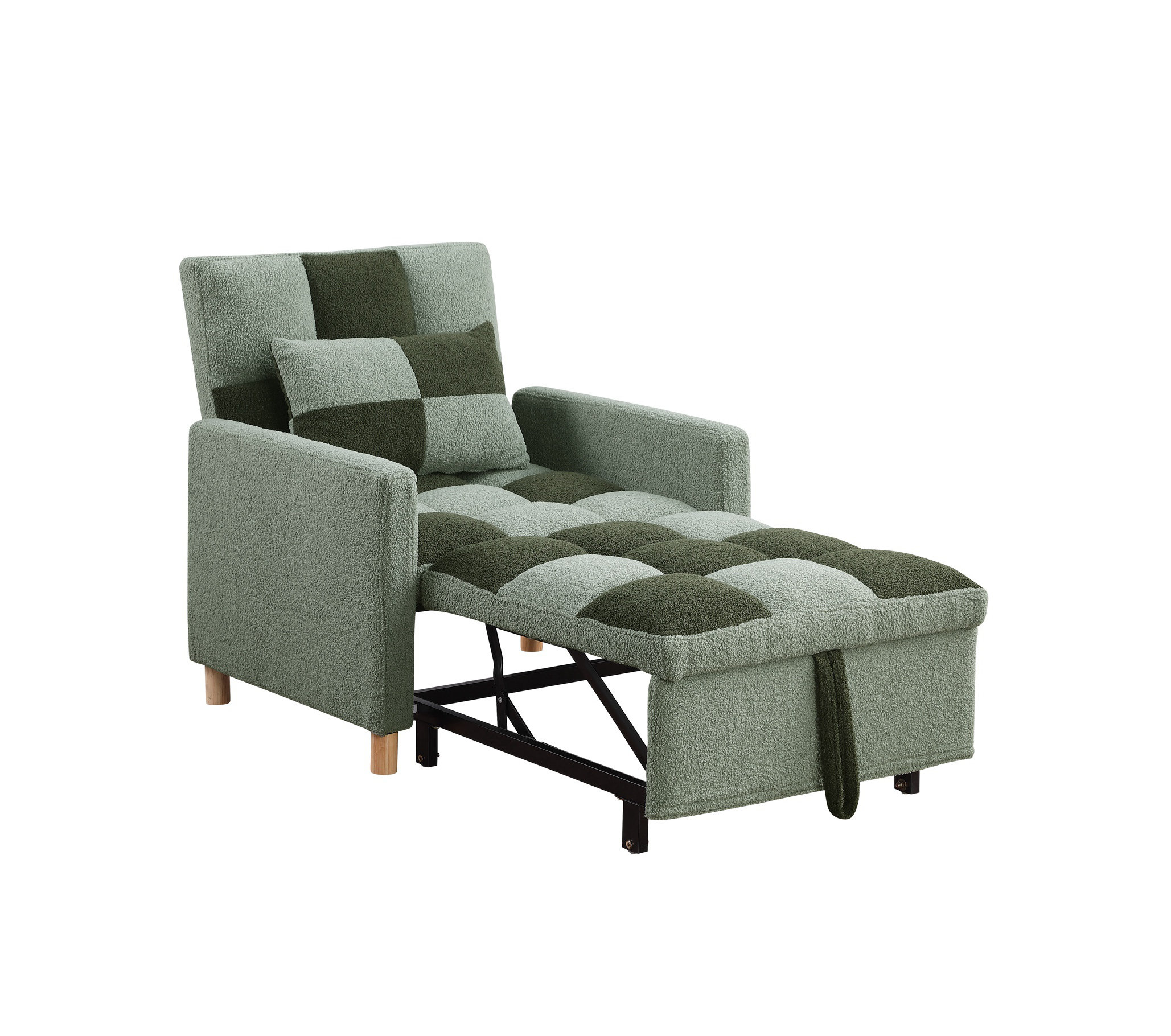 GZMWON Convertible Sleeper Sofa Chair Pull Out Couch Small Couch Small ...