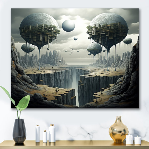 Loon Peak® Mind-Blowing Surreal Landscape - Surrealism Wall Art | Wayfair