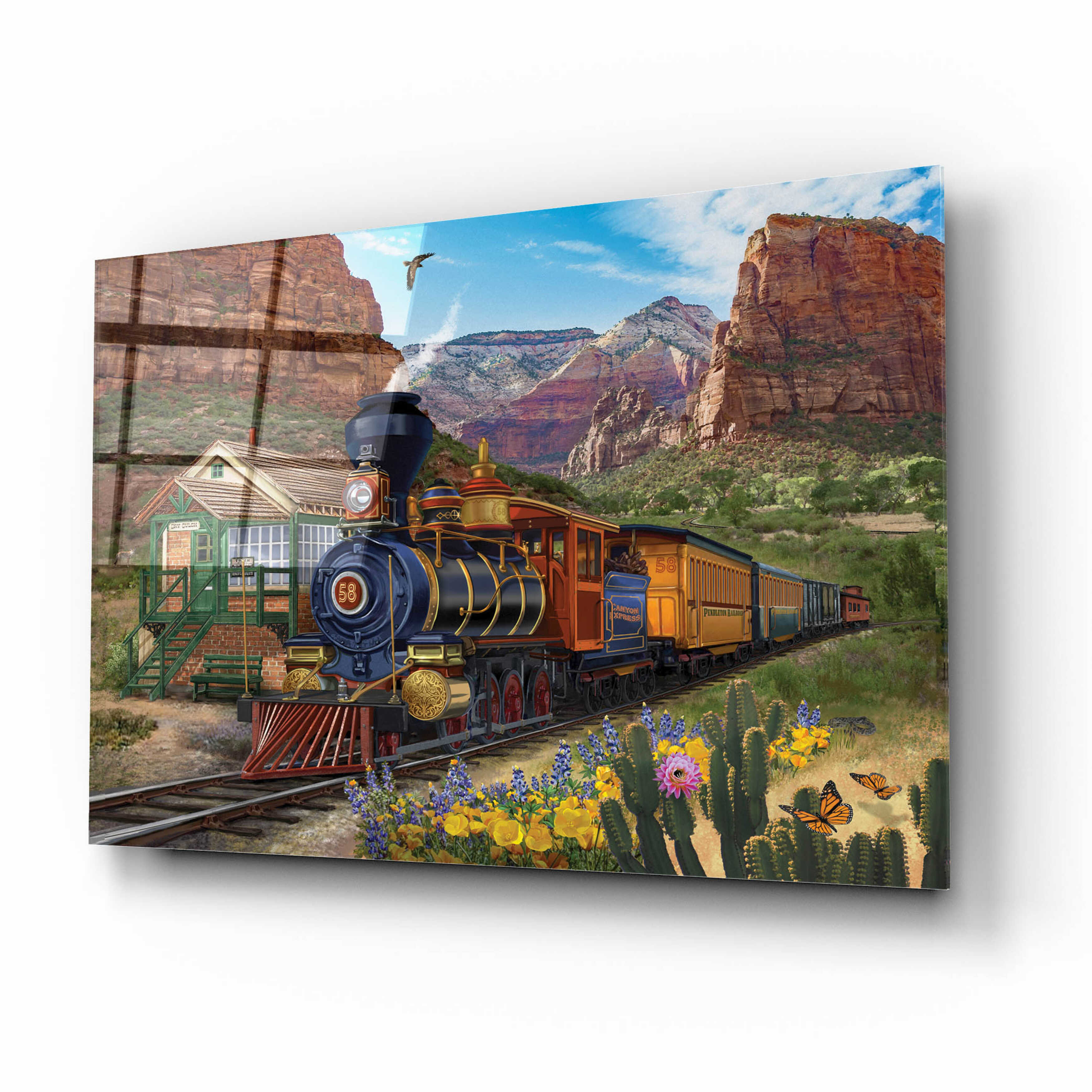 Foundry Select Vanester Red Barrel Studio 'Canyon Express' By Bigelow ...