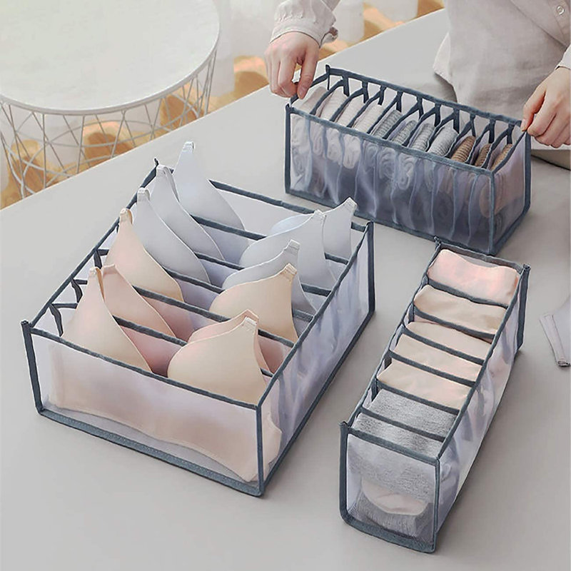 Rebrilliant Foldable Storage Box For Bras, Underwear, Socks, Neck Ties ...