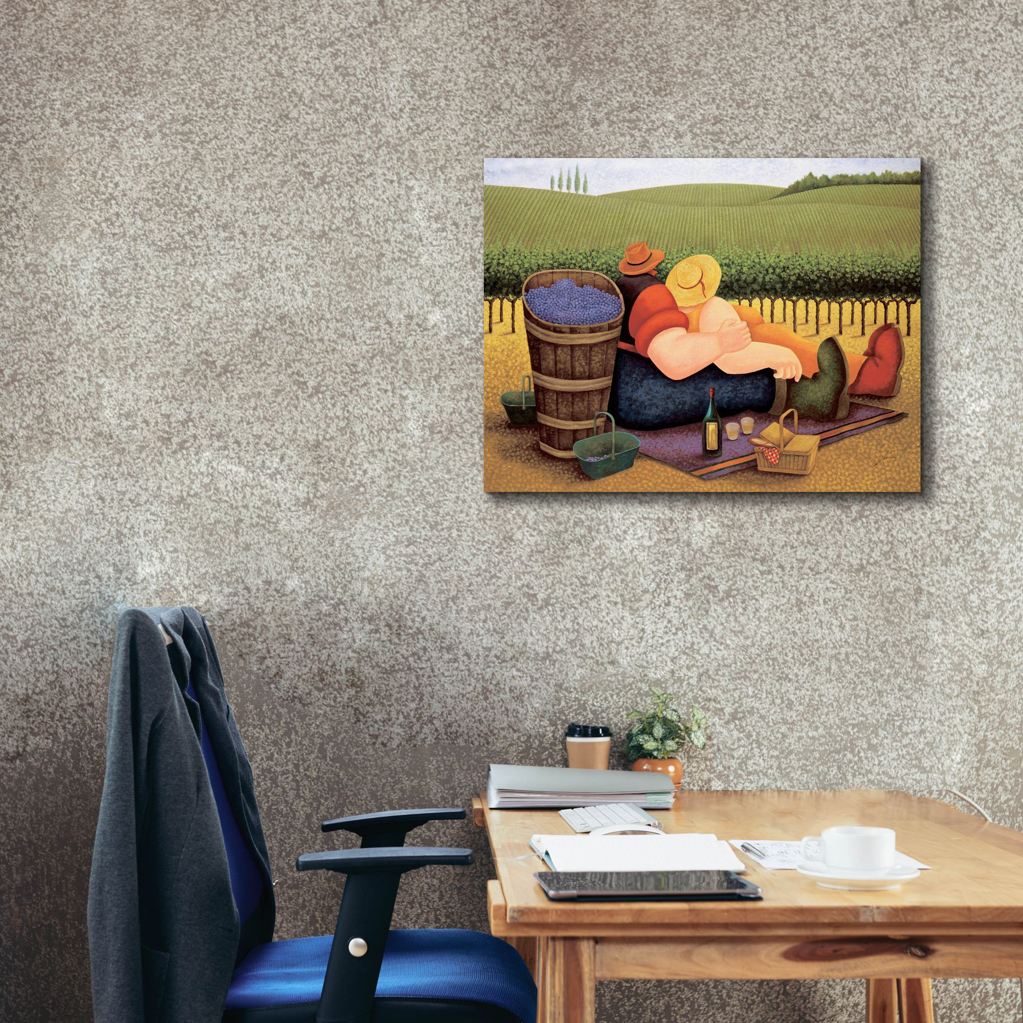 August Grove® Avree Summer Picnic On Canvas by Lowell Herrero Print ...