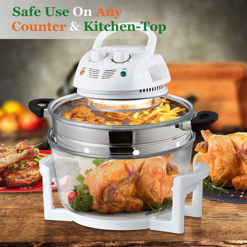 NutriChef Halogen Oven Air-Fryer / Infrared Convection Cooker & Reviews ...