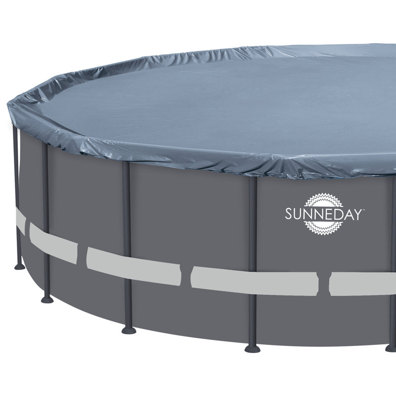 Sunneday 4.3ft. x 18ft. Metal Frame Set Pool | Wayfair