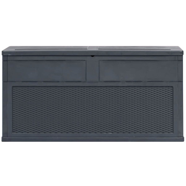 Latitude Run Decklan 119cm W 320L Plastic Lockable Deck Box in ...