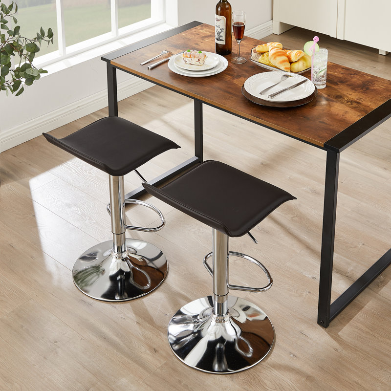 Mercer41 Garytt Swivel Adjustable Height Stool & Reviews | Wayfair