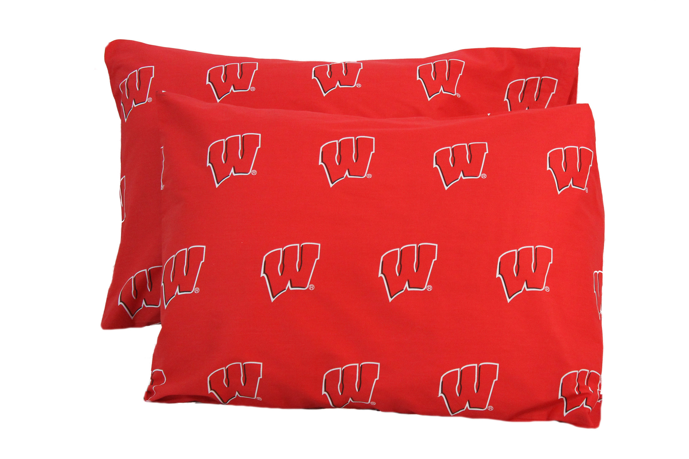 College Covers NCAA Wisconsin Pillowcase | Wayfair