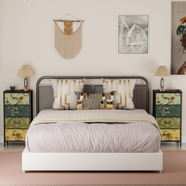 Furco 4 - Drawer Retro Style colorful Dresser & Reviews | Wayfair