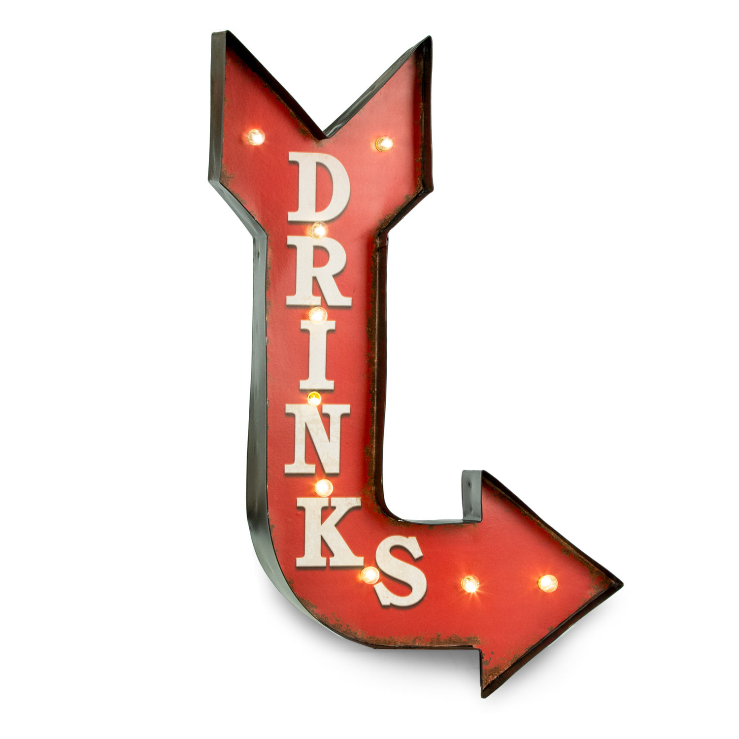 Williston Forge Drinks LED Marquee Sign & Reviews | Wayfair