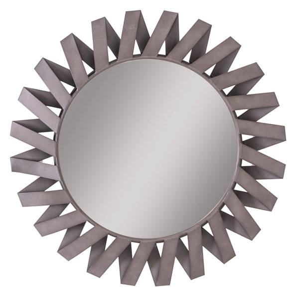 Ivy Bronx Black Origami Sunburst Mirror | Wayfair.co.uk