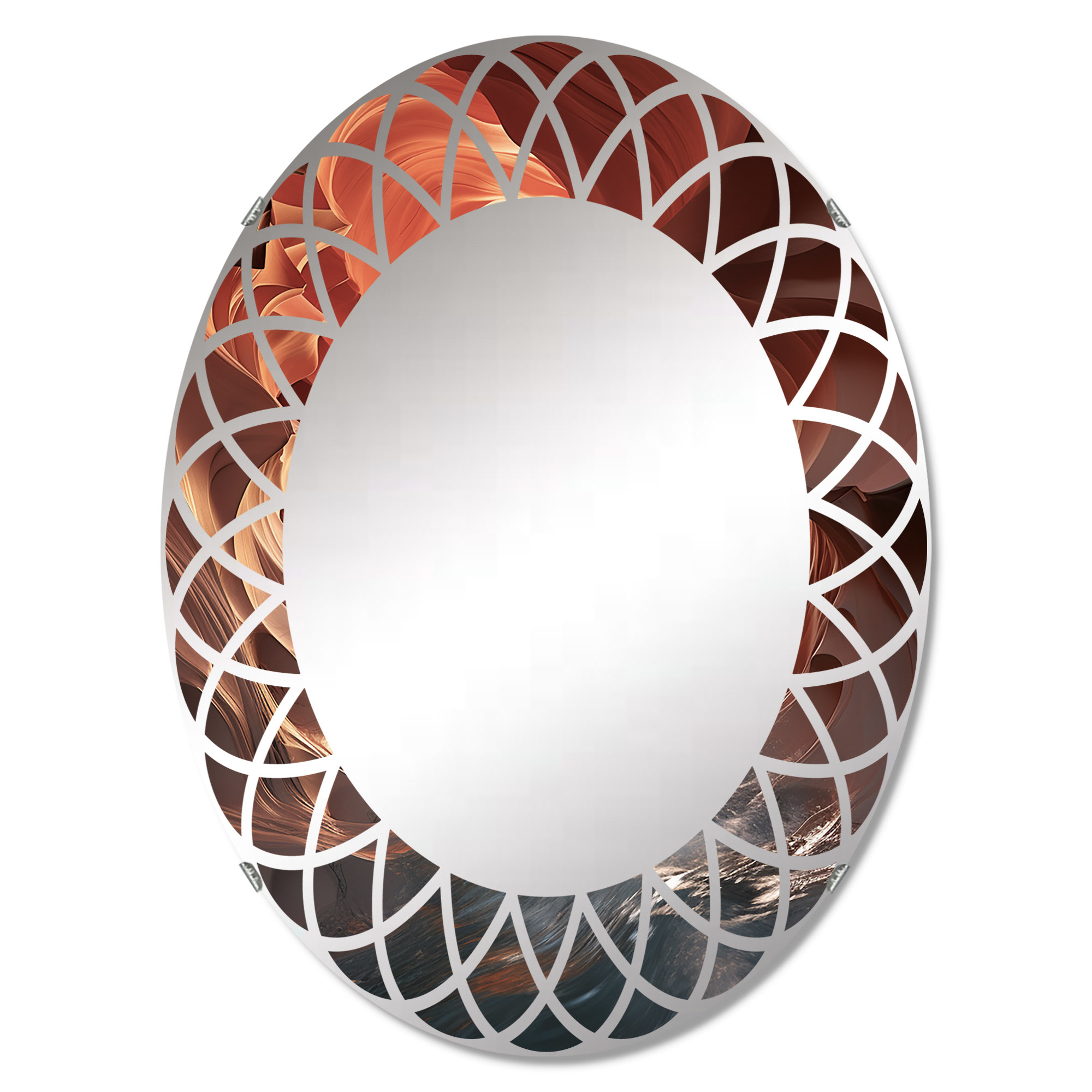 East Urban Home Erimon - Nautical & Beach Wall Mirror Oval - Wayfair Canada