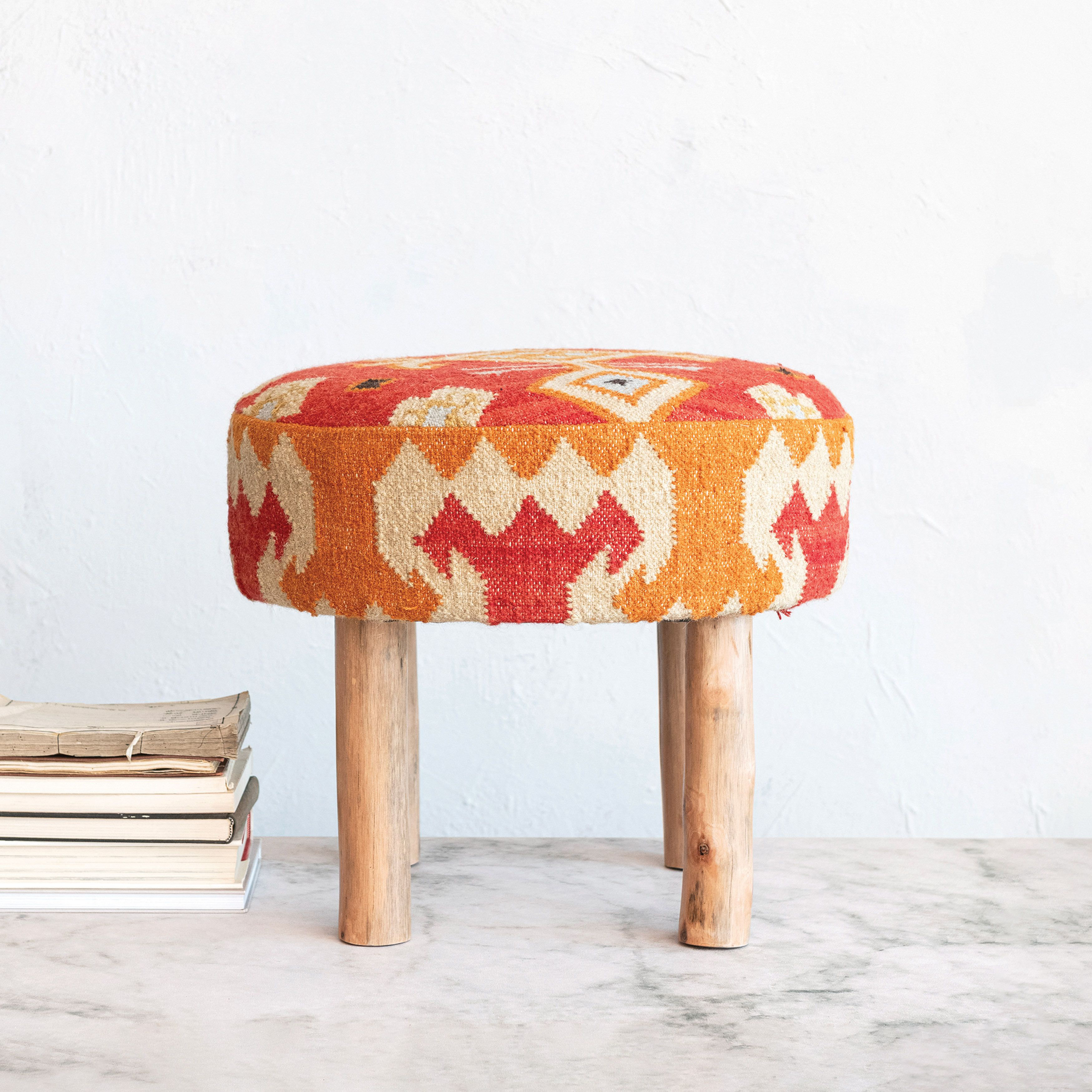 Dakota Fields Sigourney Solid Wood Utility Stool | Wayfair