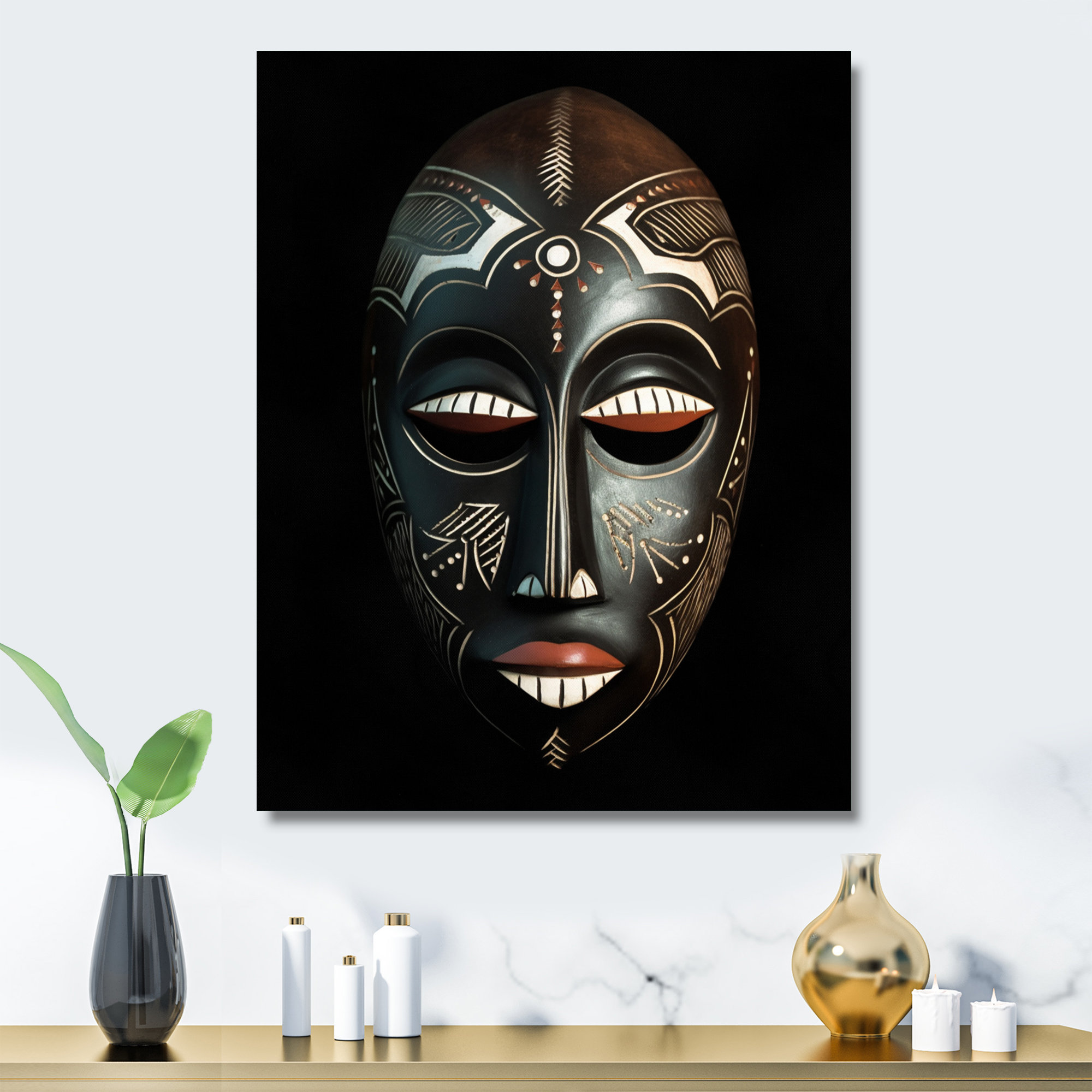 Bungalow Rose Ethnical Traditional African Mask VII - African Tribal ...