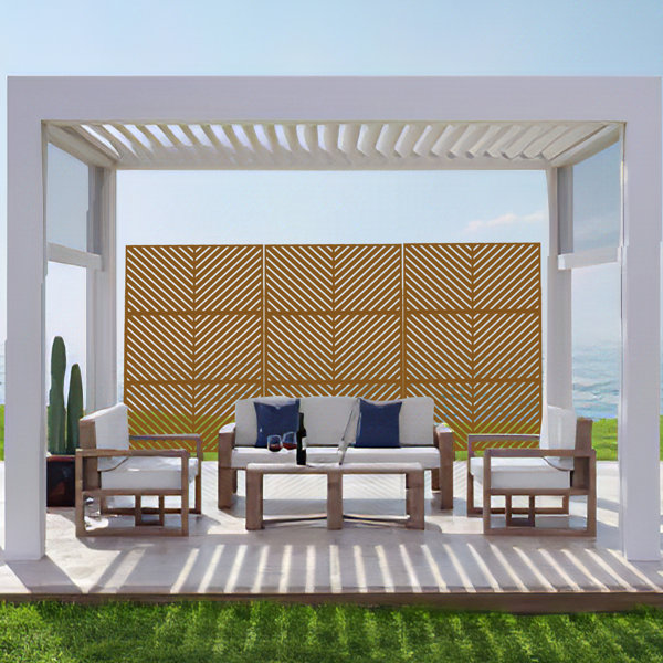 Miruo Metal Privacy Screen & Reviews - Wayfair Canada