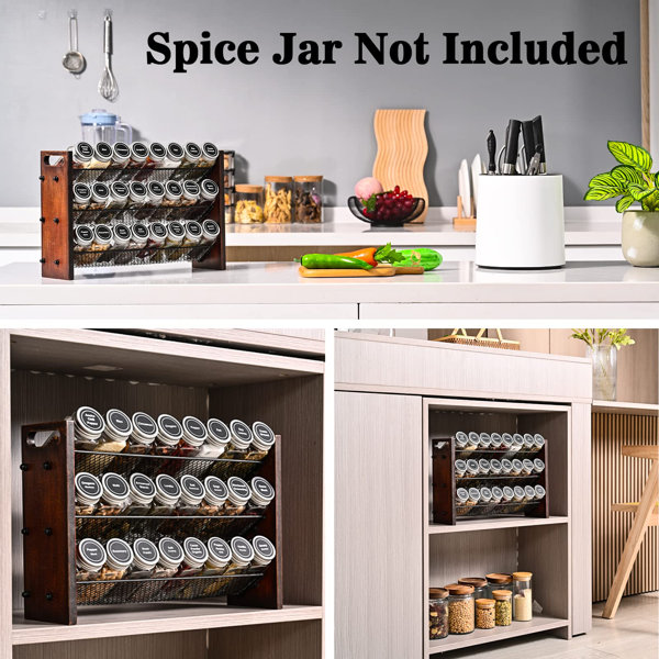 Prep & Savour Spice Rack, Spice Rack Organizer Without Seasoning Jars ...