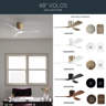 Kichler Lighting 48" Volos 3 - Blade LED Standard Ceiling Fan with Wall ...