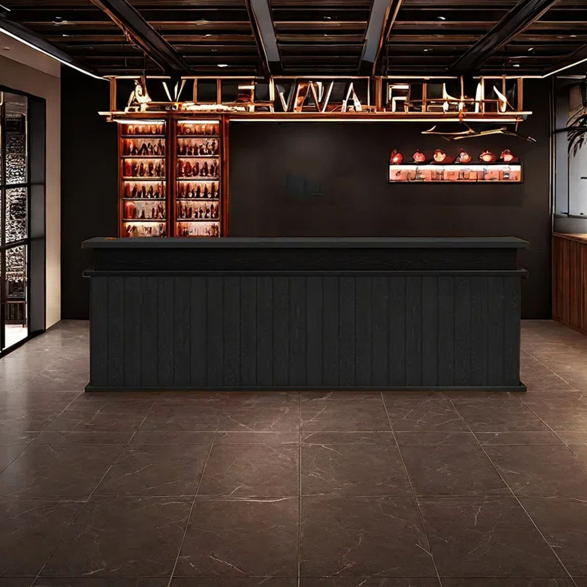 Artistic Soul XKX Premium Furniture Bar Counter with Wine Storage ...