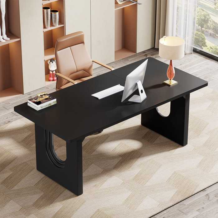 Latitude Run® Joonyoung Executive Desk & Reviews | Wayfair