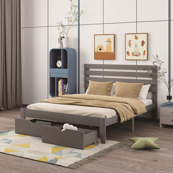 Red Barrel Studio® Queen Storage Bed With Drawer - Wayfair Canada