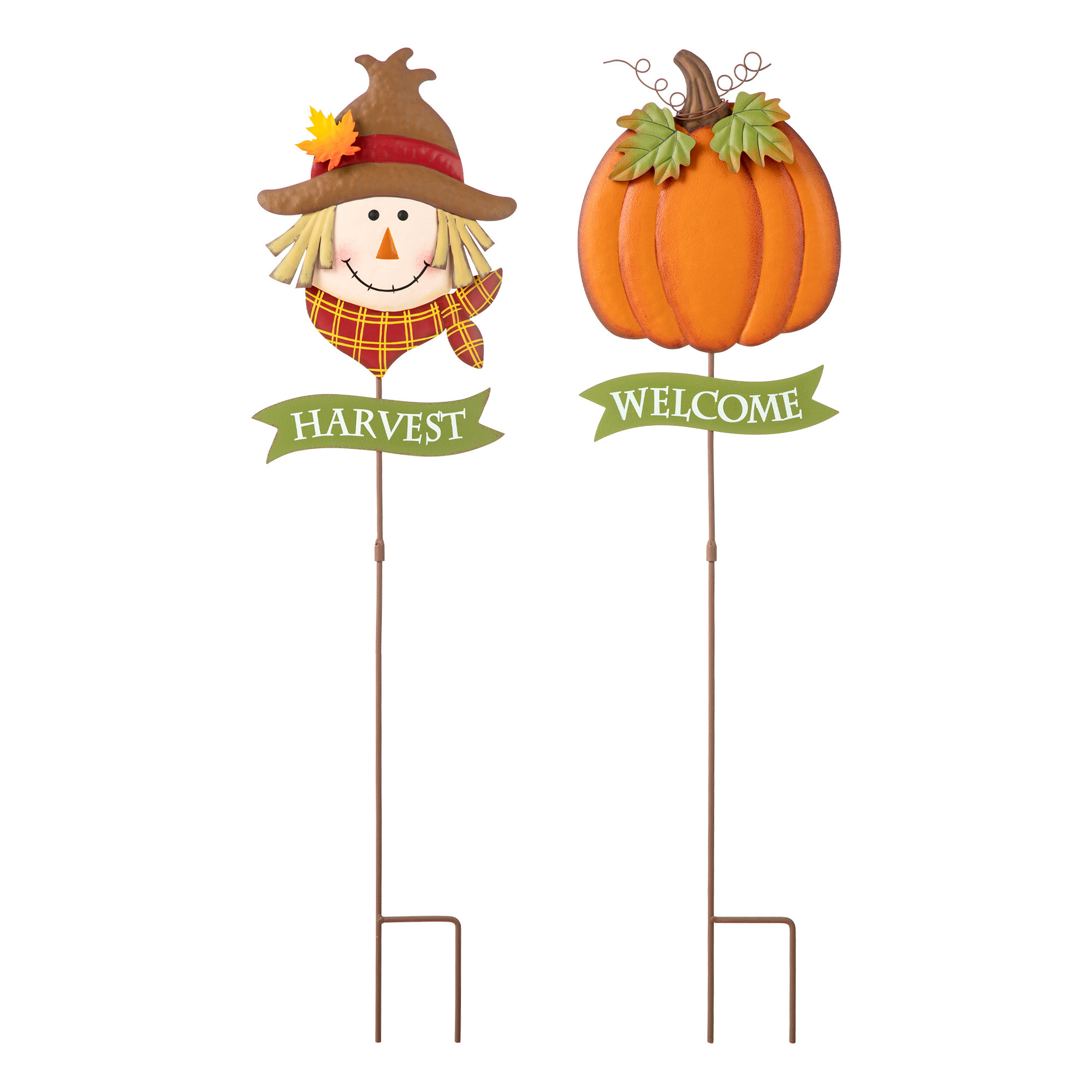 August Grove® 2 Piece Garden Stake Set | Wayfair