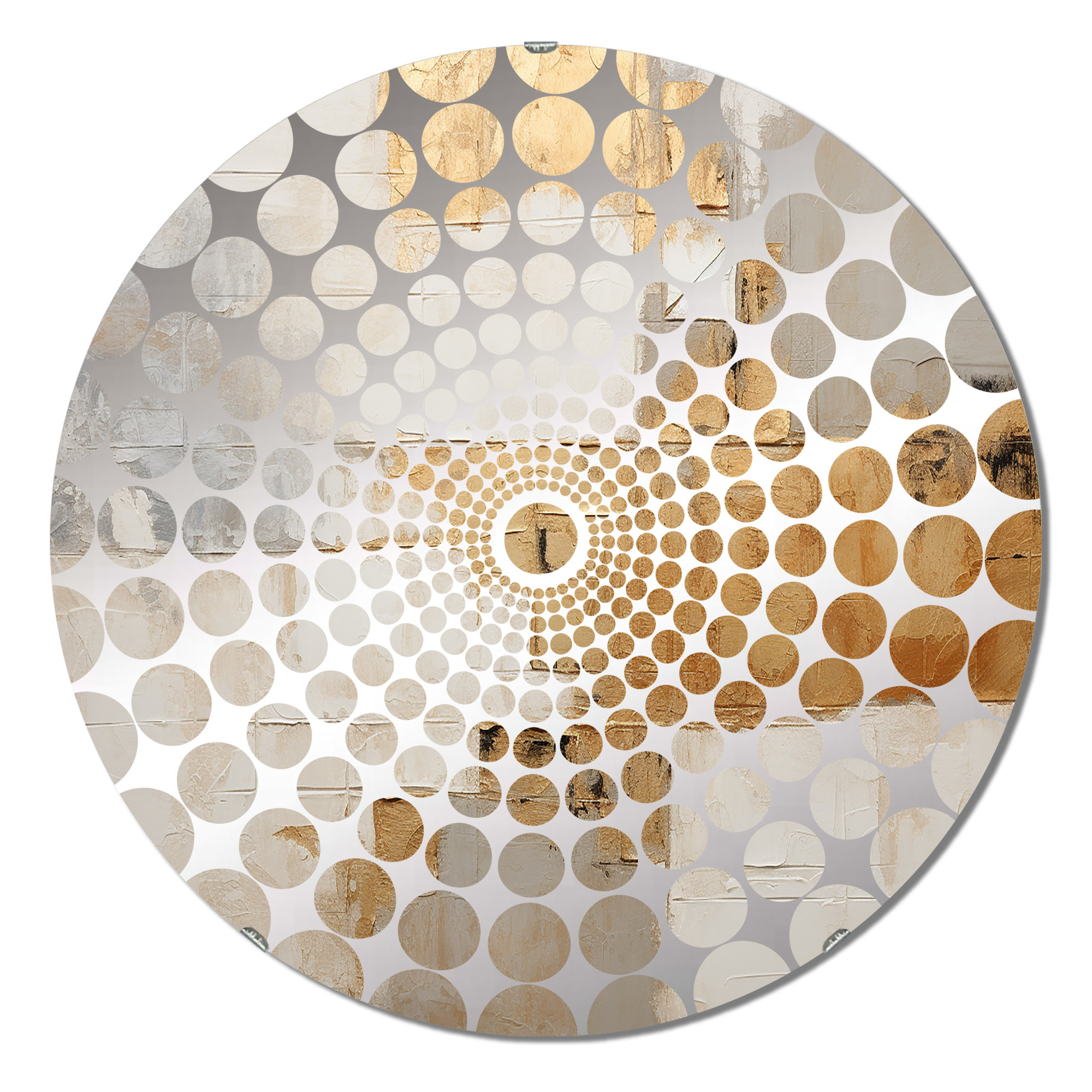 East Urban Home Bracklin - Concentric Circles Decorative Mirror | Wayfair