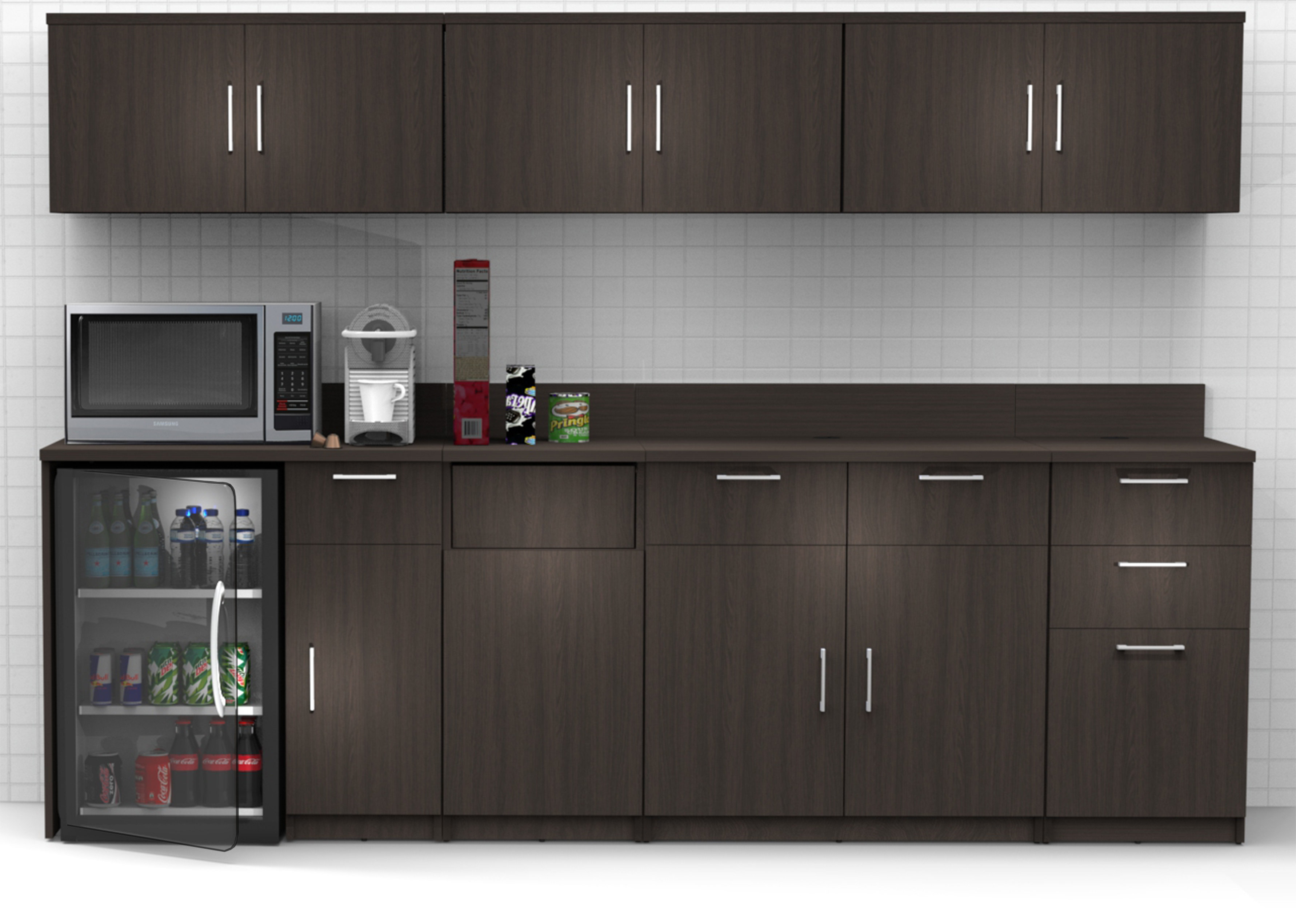 Breaktime Buffet Sideboard Kitchen Break Room Lunch Coffee Kitchenette ...