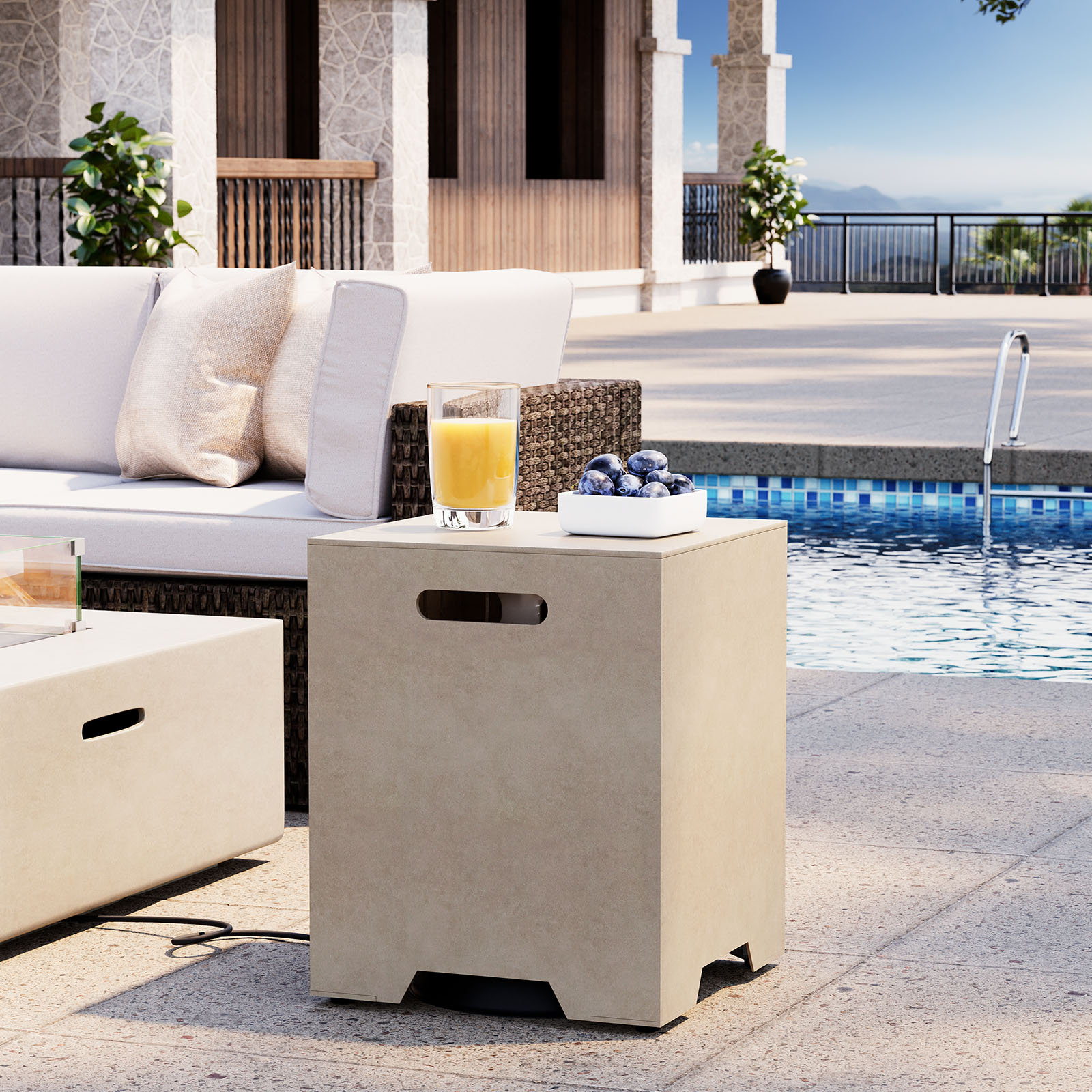 COSIEST 16'' Plastic Propane Tank Cover | Wayfair