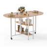 Ebern Designs Mobile Folding Dining Table & Reviews | Wayfair