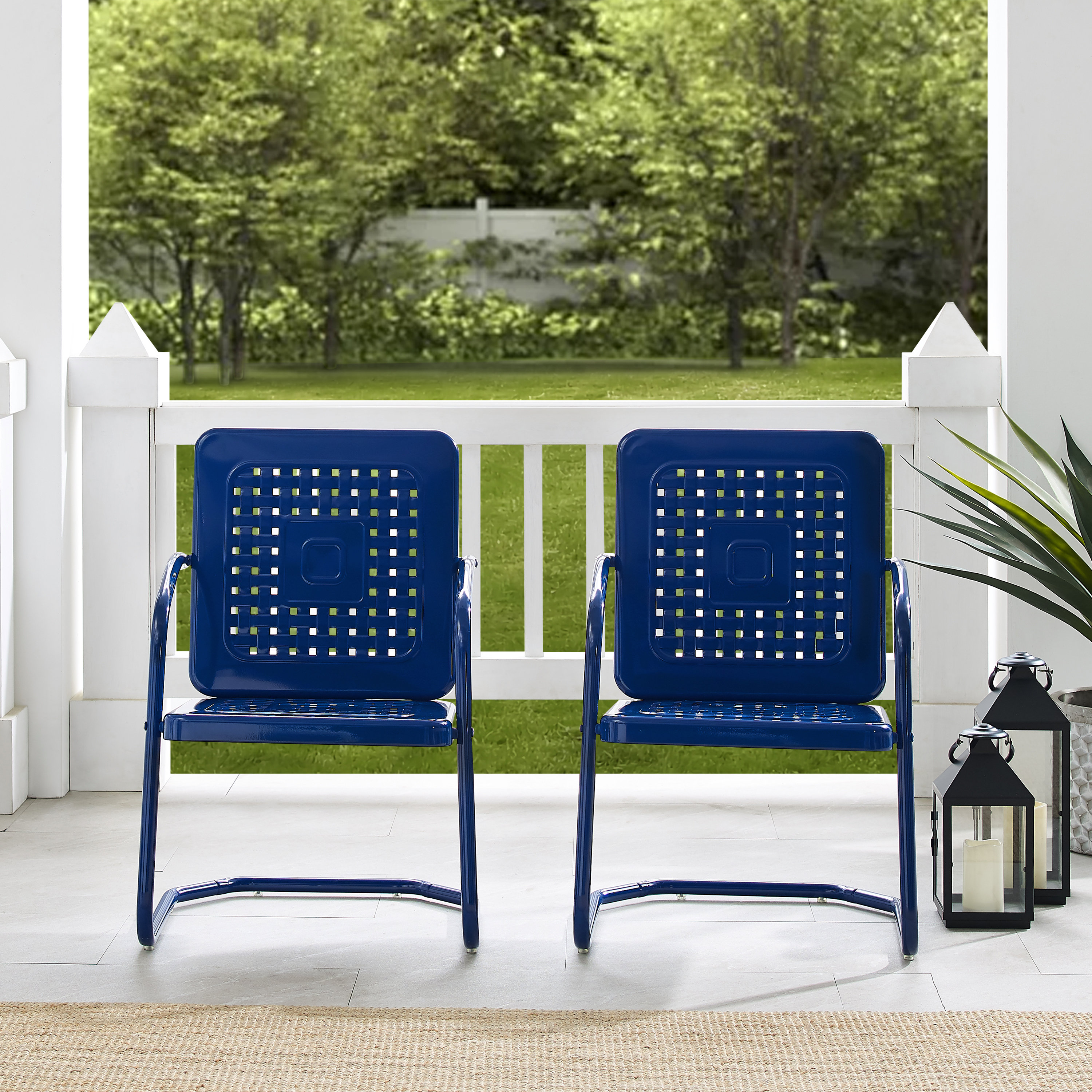 Hashtag Home Bates 2PC Retro Outdoor Chair Set & Reviews - Wayfair Canada