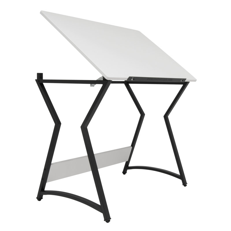 Studio Designs Hourglass Craft Table, Angle Adjustable Drafting Table ...