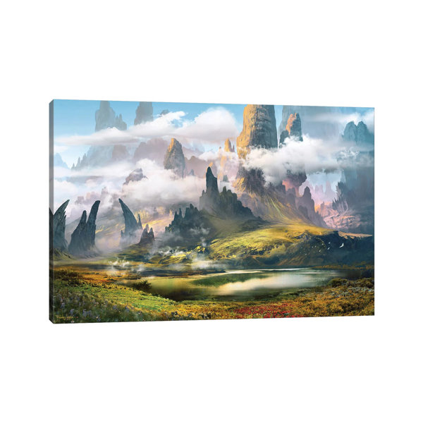 Alpen Home Mountsaimour by Ferdinand Ladera - Wrapped Canvas Print ...