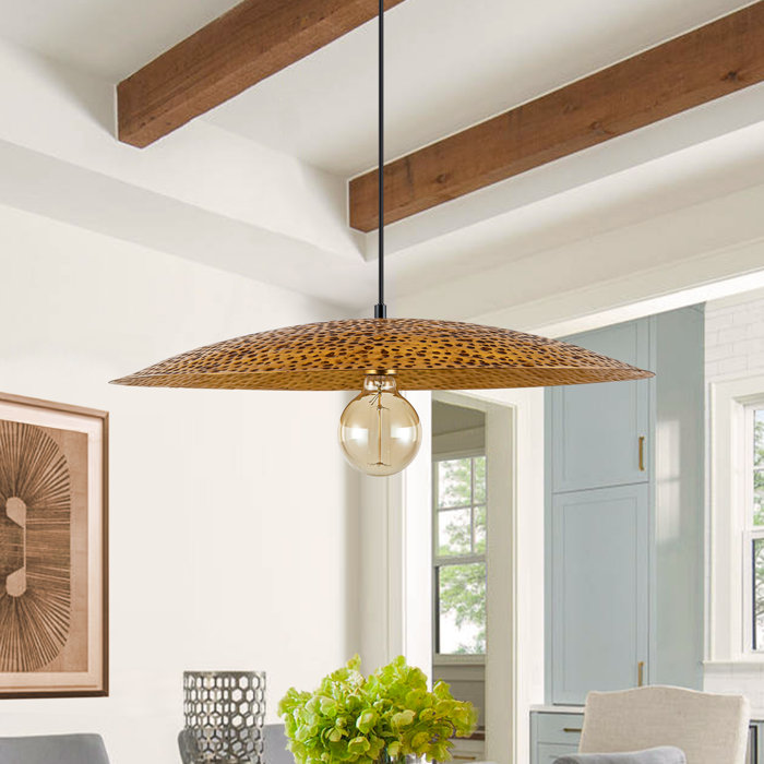 Mercer41 Ayshah 1 - Light Dimmable Single Pendant | Wayfair