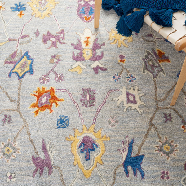 Mistana™ Chasteen Handmade Hand Tufted Wool Rug | Wayfair