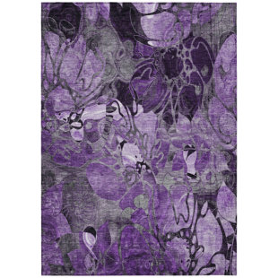 Purple Outdoor Rugs You'll Love | Wayfair