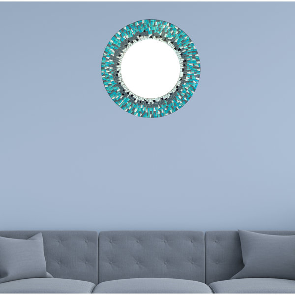 Dovecove Zorigs Mosaic Mirror, Wall Art Décor – Handcrafted Decorative ...