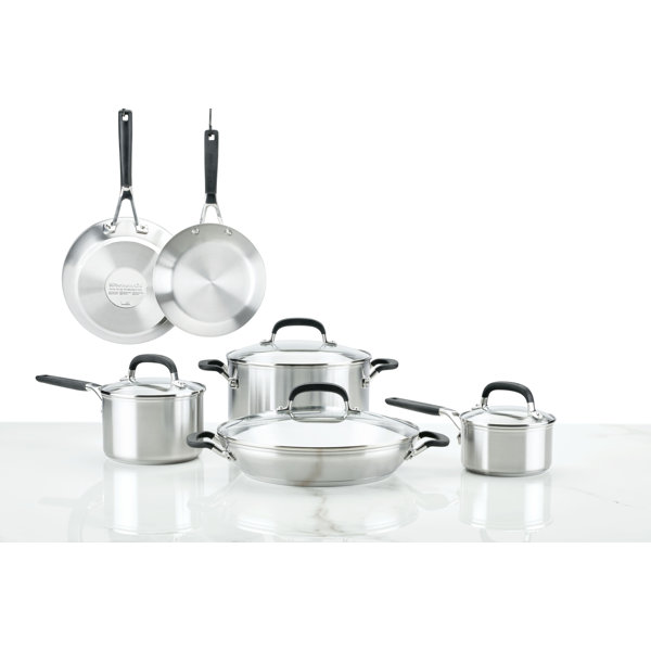 KitchenAid® KitchenAid Stainless Steel Cookware Induction Pots and Pans ...