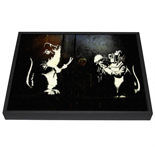Rosalind Wheeler Crooked Rats - Single Picture Frame Print on Canvas ...