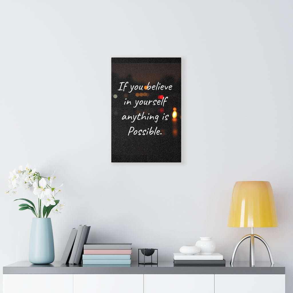 Trinx " Inspirational Quote Canvas Anything Is Possible Motivational ...