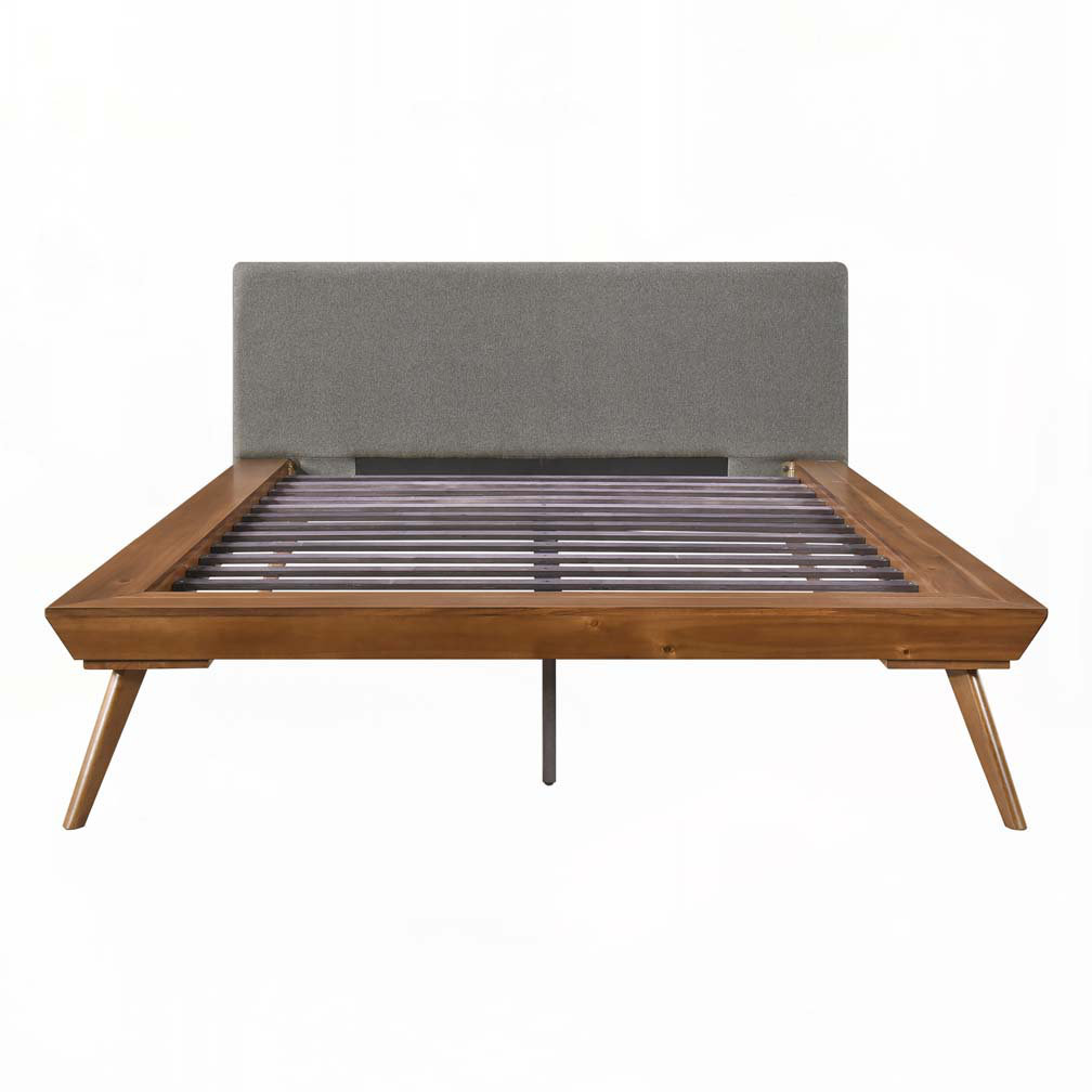 Corrigan Studio® Platform Bed with Polyester Upholstered Headboard ...