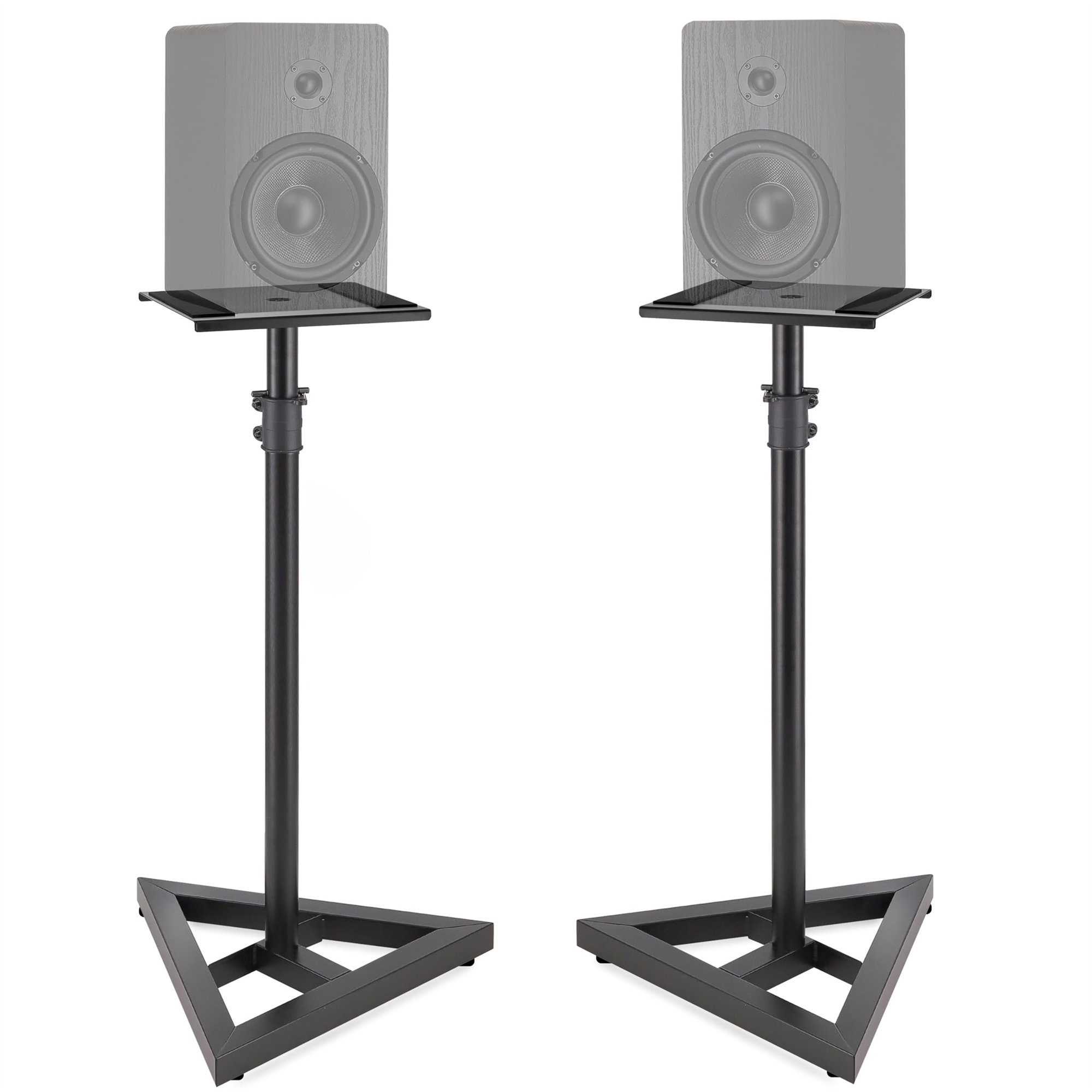 Symple Stuff Universal Speaker Stands Floor Pair, Bookshelf Speaker ...