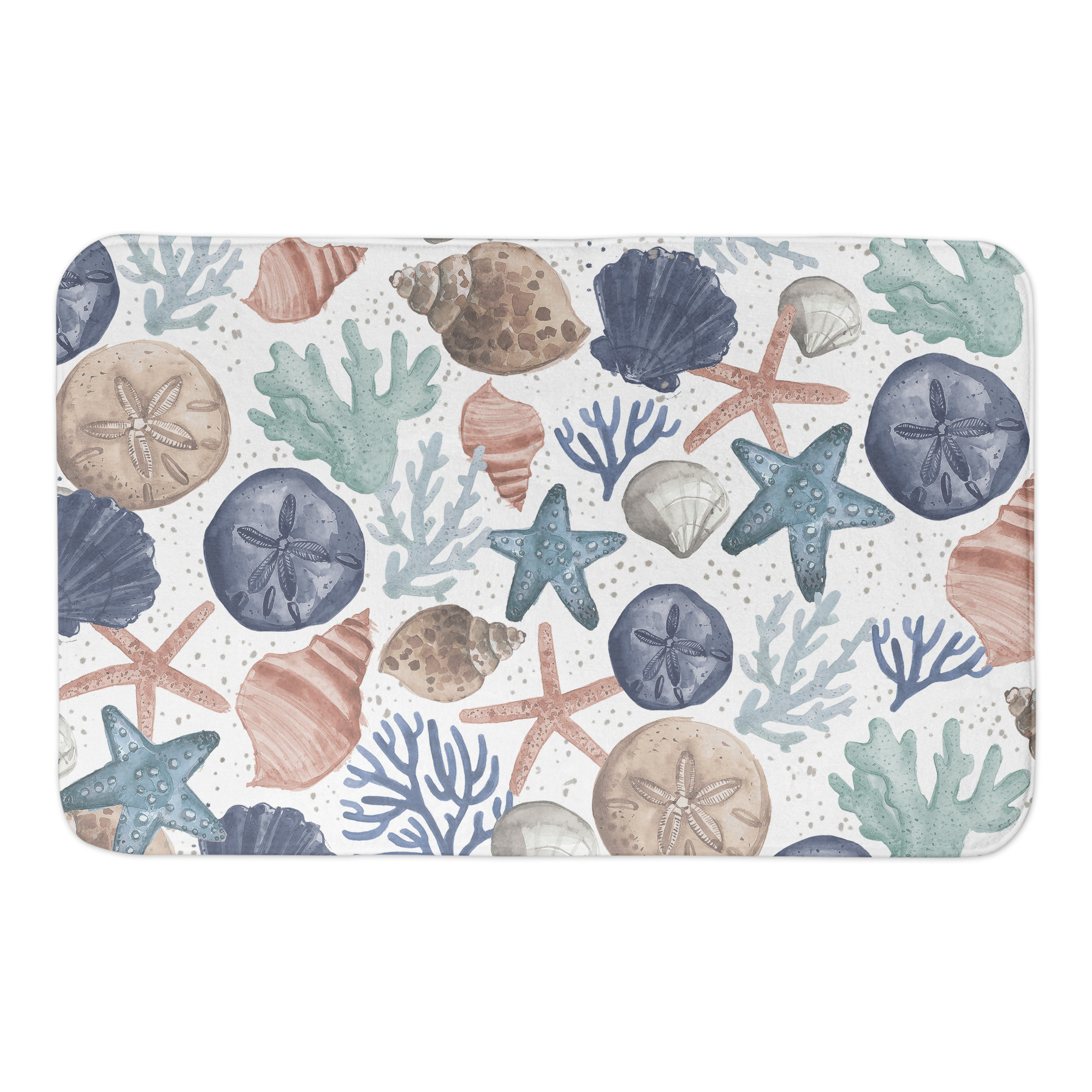 The Holiday Aisle® Jeanea Bath Rug with Non-Slip Backing | Wayfair