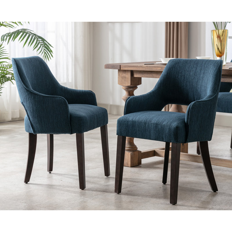 Red Barrel Studio® Haziqah Solid Back Arm Chair | Wayfair