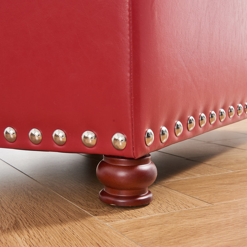 House of Hampton® Magoon High-End Classy Rectangular Tufted Storage ...