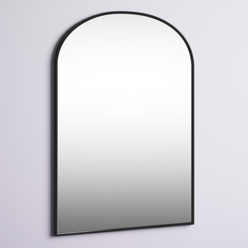 Wade Logan® Arjona Tall Arched Metal Framed Wall Mirror & Reviews | Wayfair