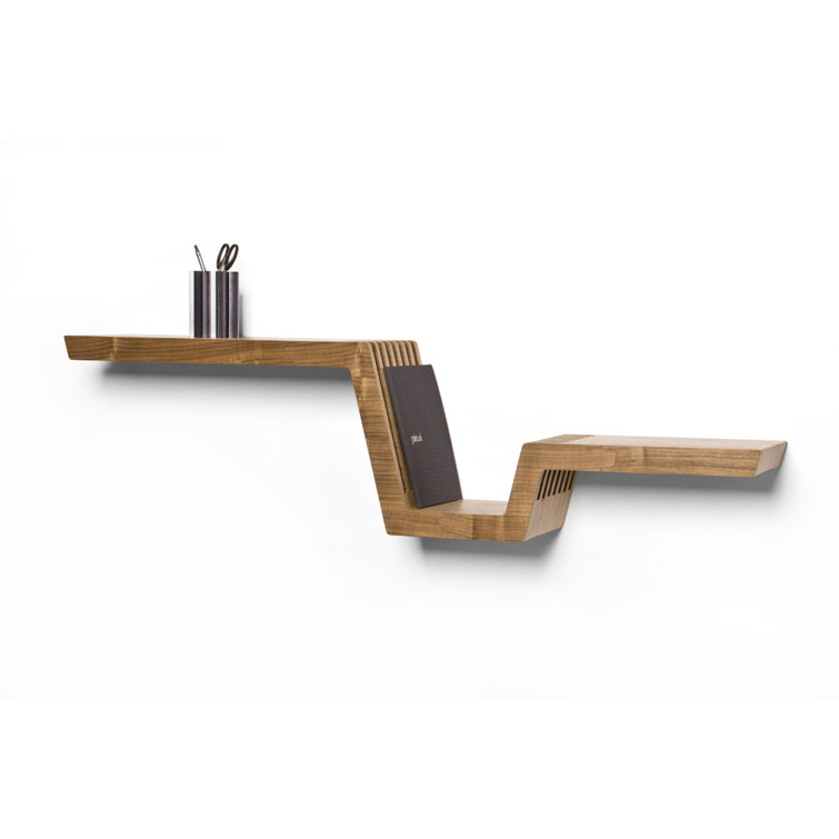 RobertAllenFabric Floating Bookcase | Wayfair