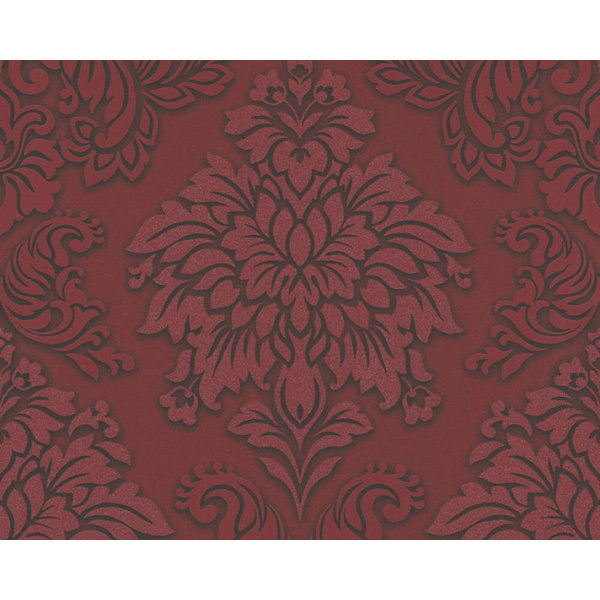 World Menagerie Vona Damask Roll | Wayfair