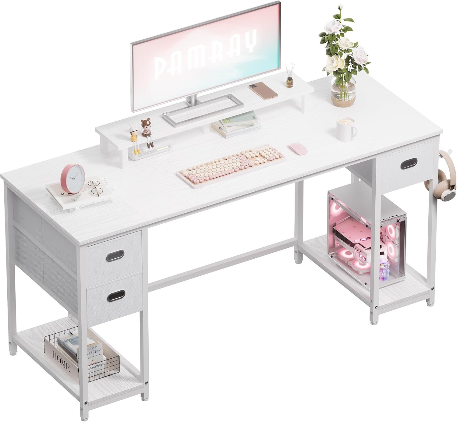 Latitude Run® Emmyrose 19.69'' W Rectangle Computer Desk | Wayfair