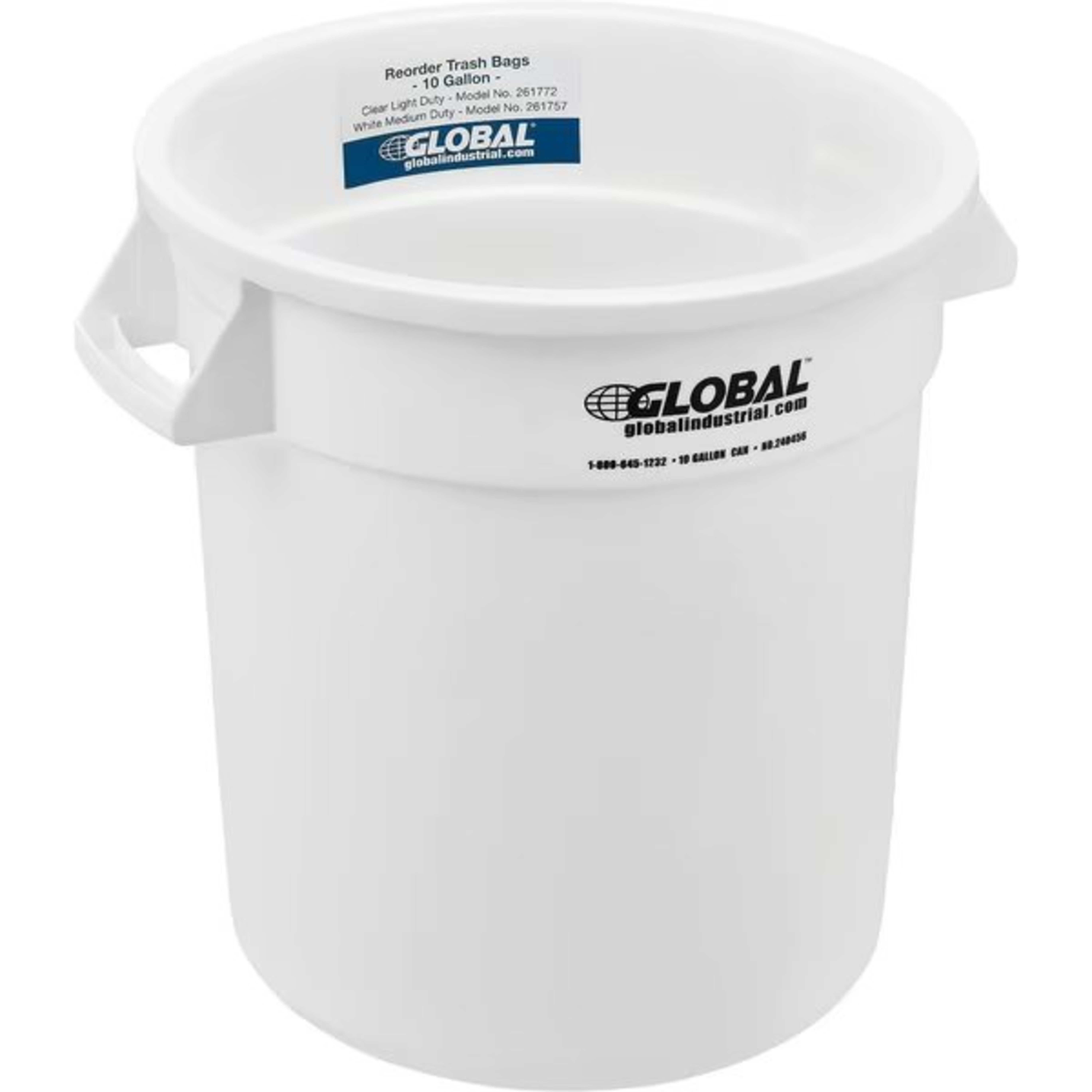 Enjoy Tool Round White, Plastic | Wayfair